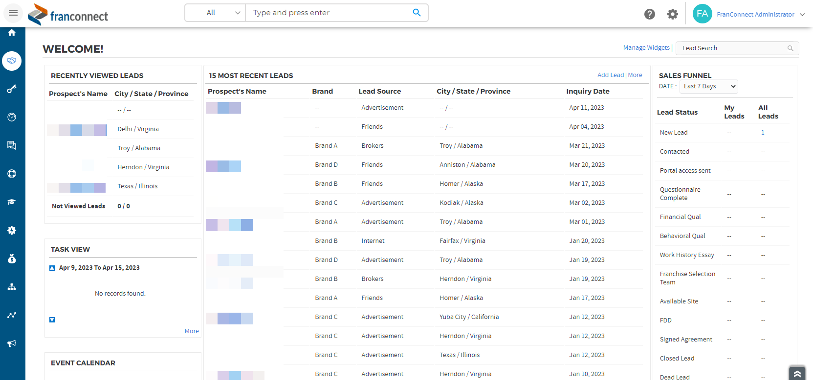 Welcome to FranConnect – FranConnect Inc