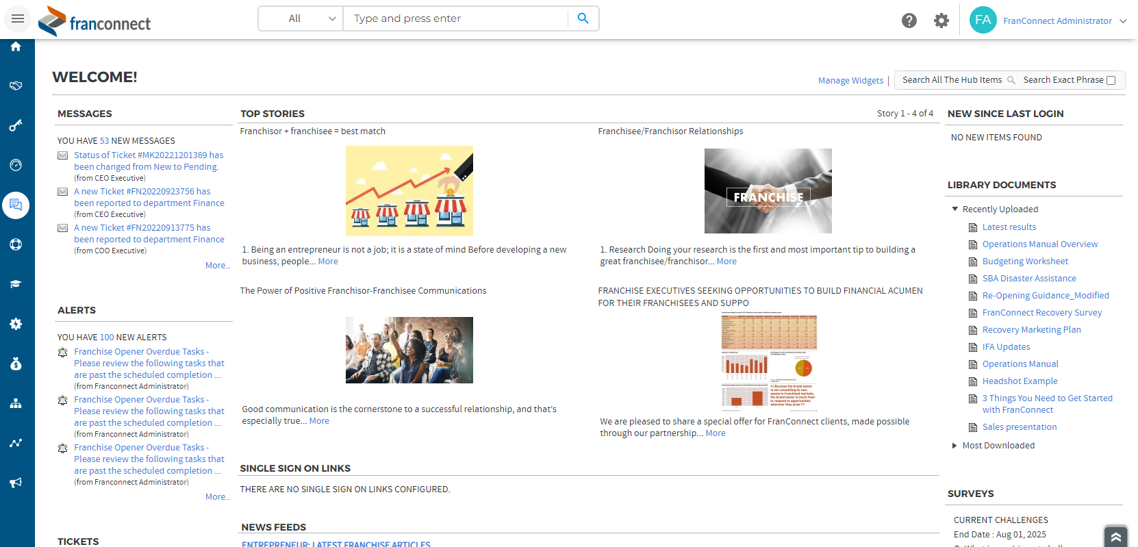 Welcome to FranConnect – FranConnect Inc