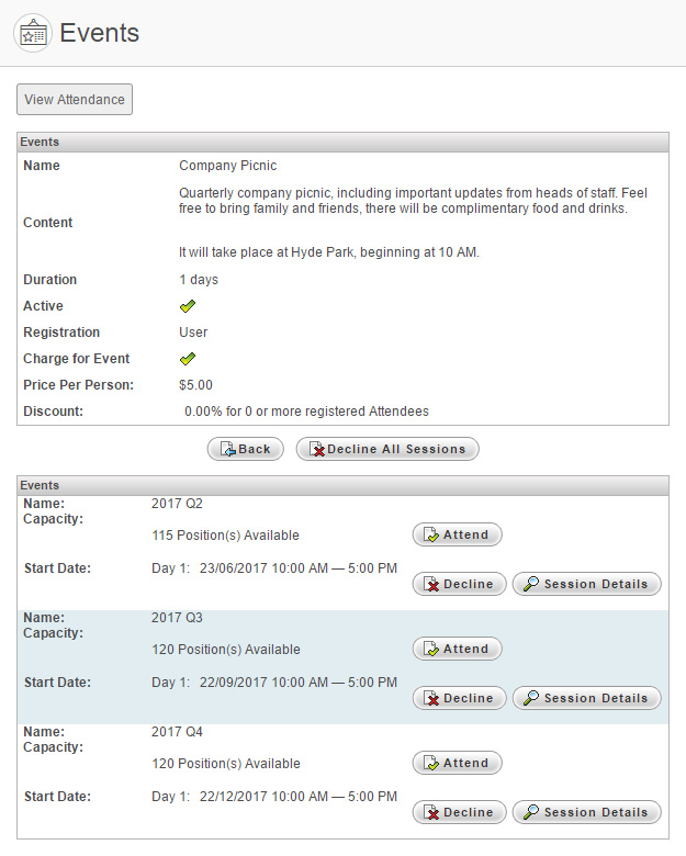 Registering Yourself for a Session – FranConnect Inc