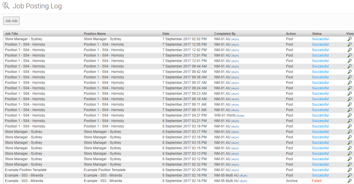 Creating an External Job Ad - Broadbean – FranConnect Inc