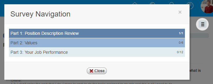 Navigating through the Survey – FranConnect Inc