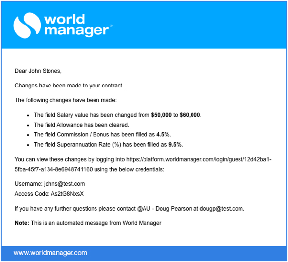 Contract Generation - 5. Creating Email Templates – FranConnect Inc