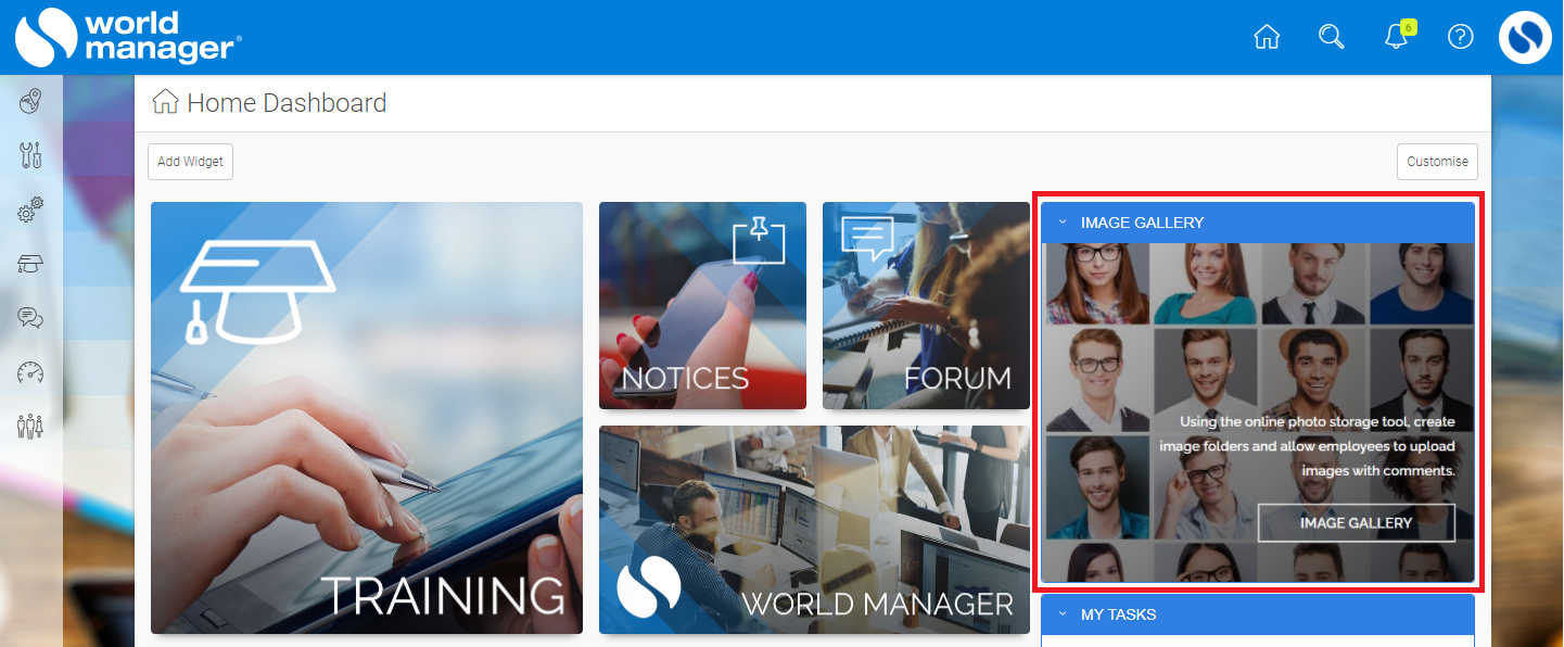 Creating an Image Widget – FranConnect Inc