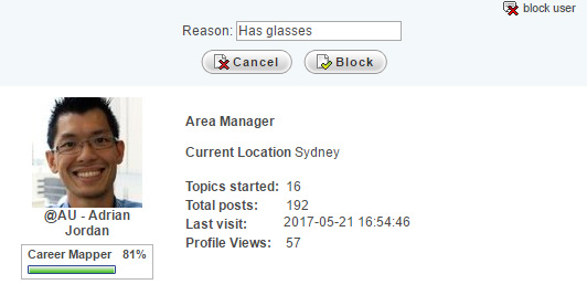 Blocking Users – FranConnect Inc