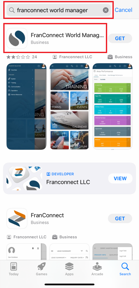 iOS App Installation Instructions – FranConnect Inc