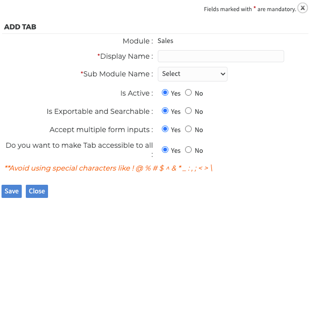 How to Create Custom Tabs Using the Form Generator – FranConnect Inc